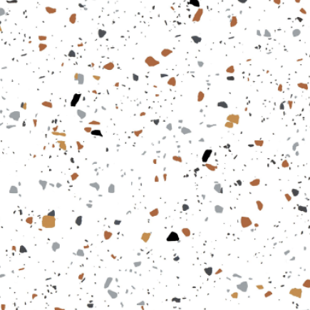 White Terrazzo Glossy Tiles | Oreva